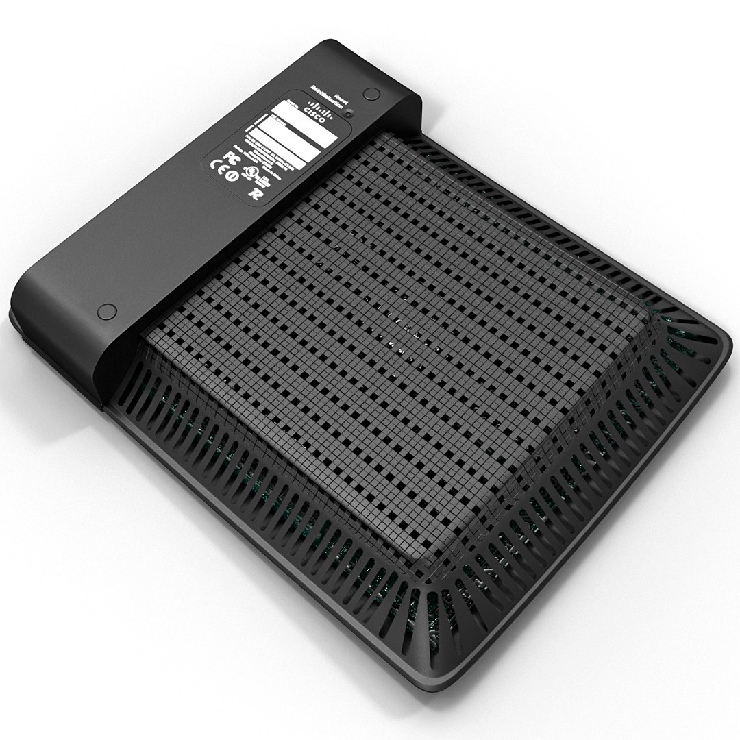 Wireless-n Router Linksys E1200 3d Model