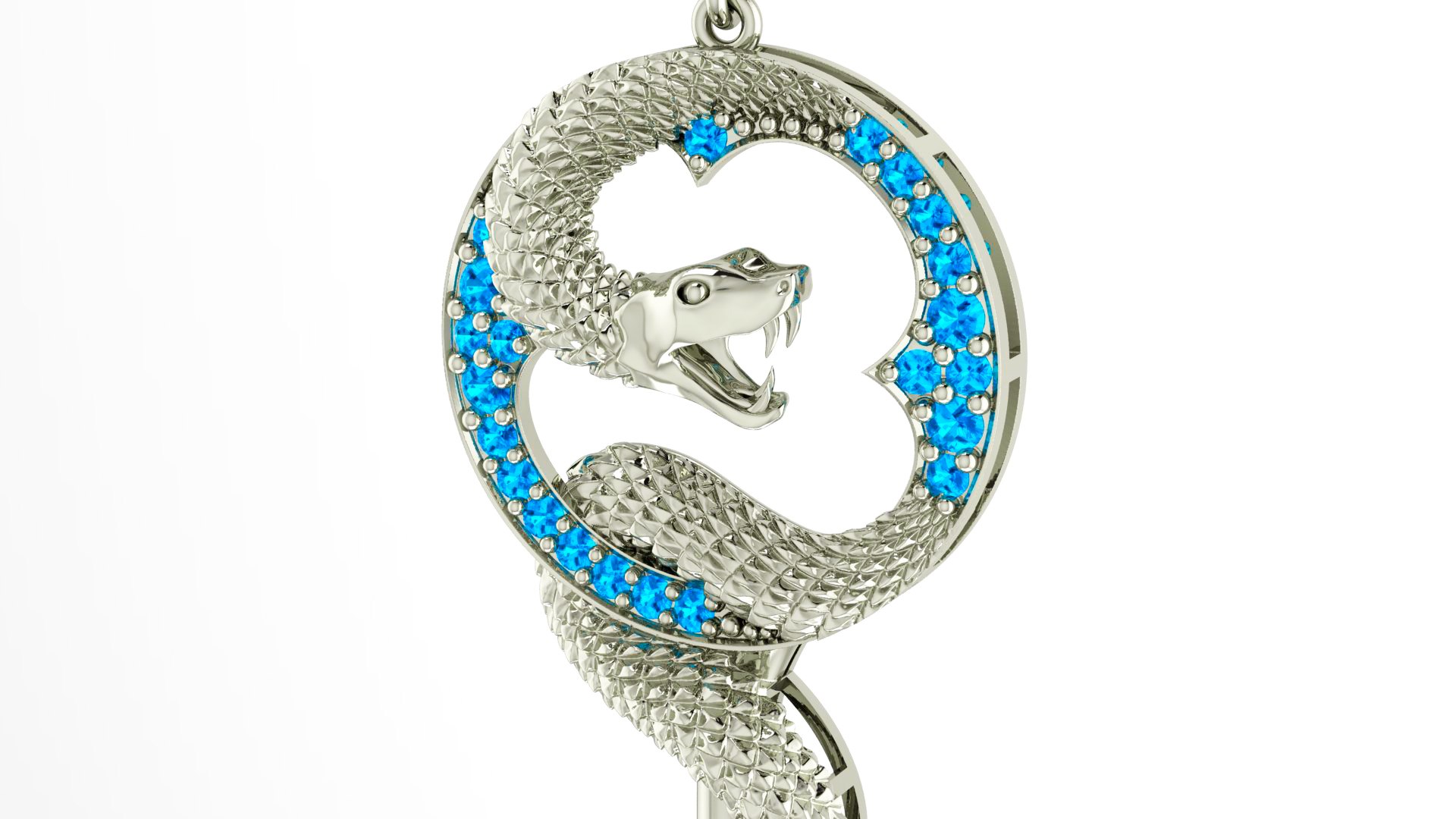 Snake Key Pendant 3D Model - TurboSquid 1986791