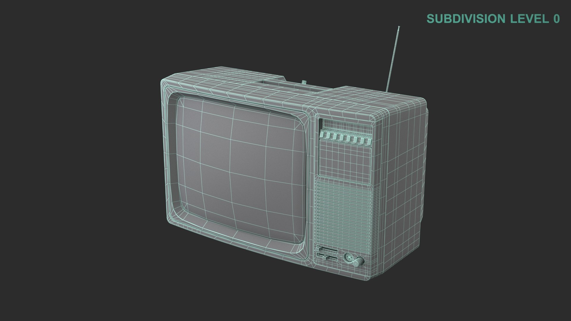 Retro Tv 3D Model - TurboSquid 1871153