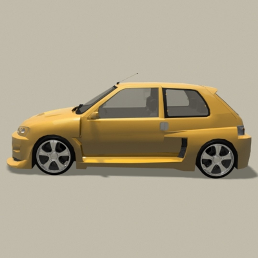 3d Peugeot 106