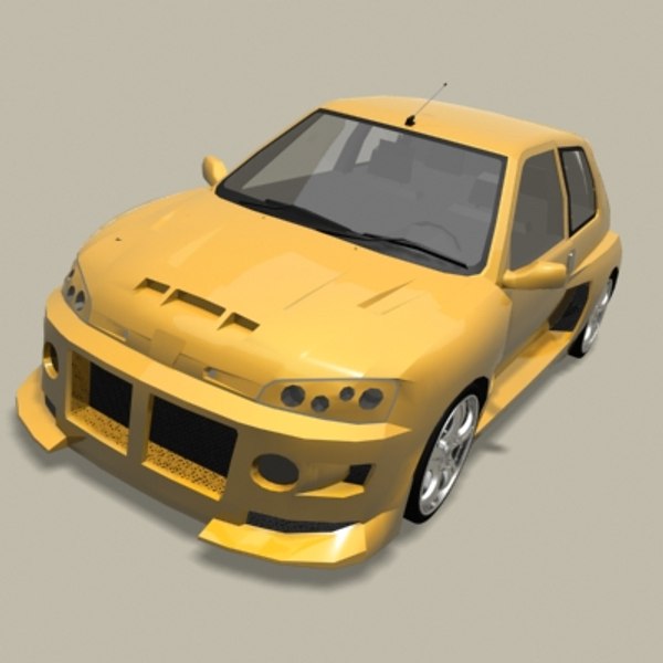 3d peugeot 106