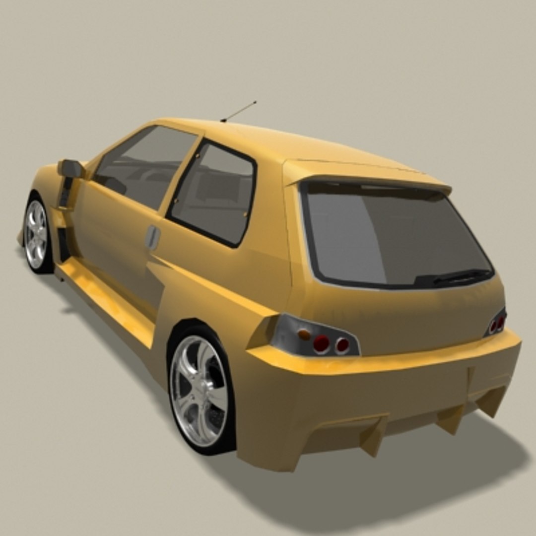 3d Peugeot 106