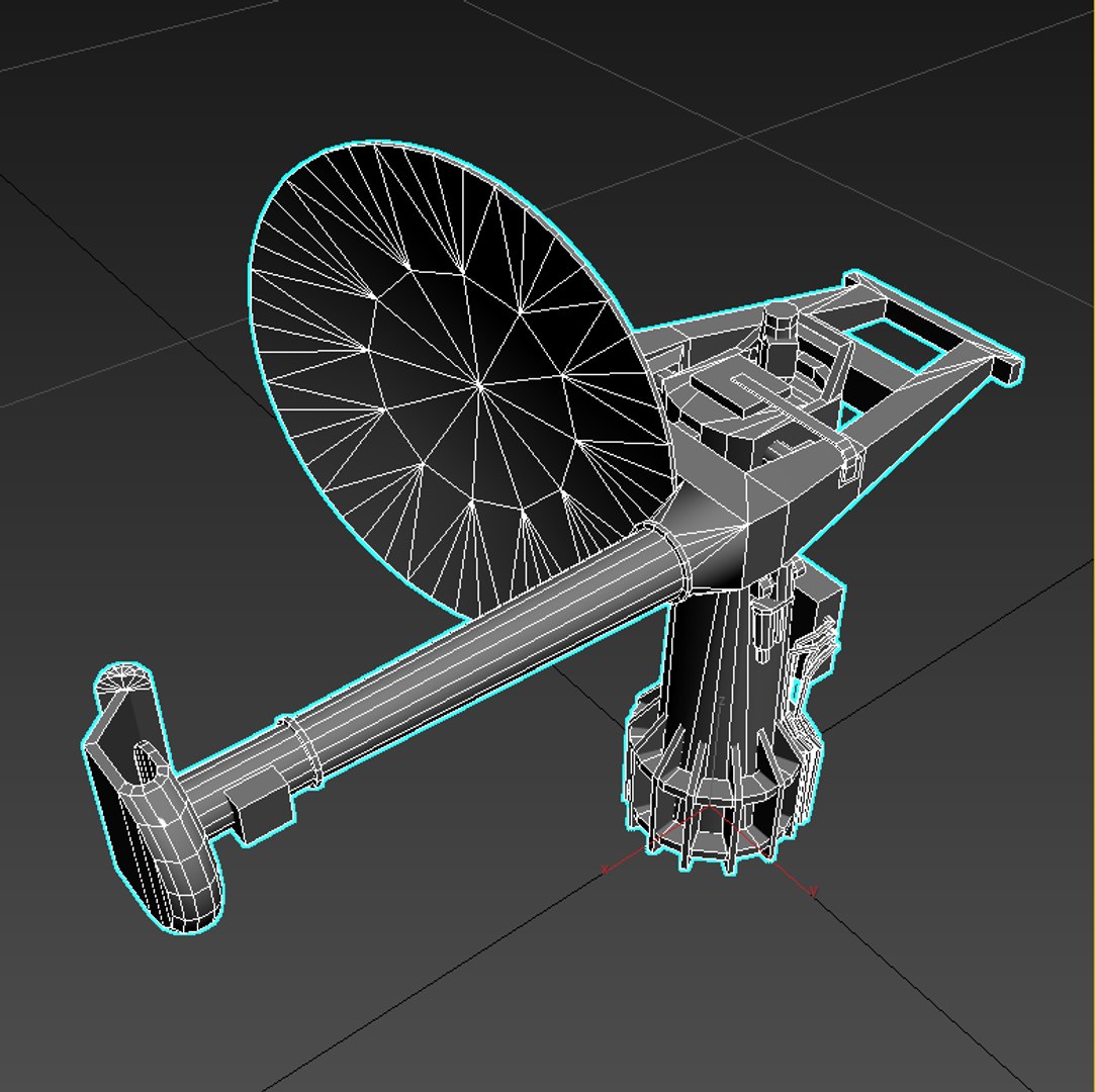 3D Model AN SPS-30 Radar - TurboSquid 1909542