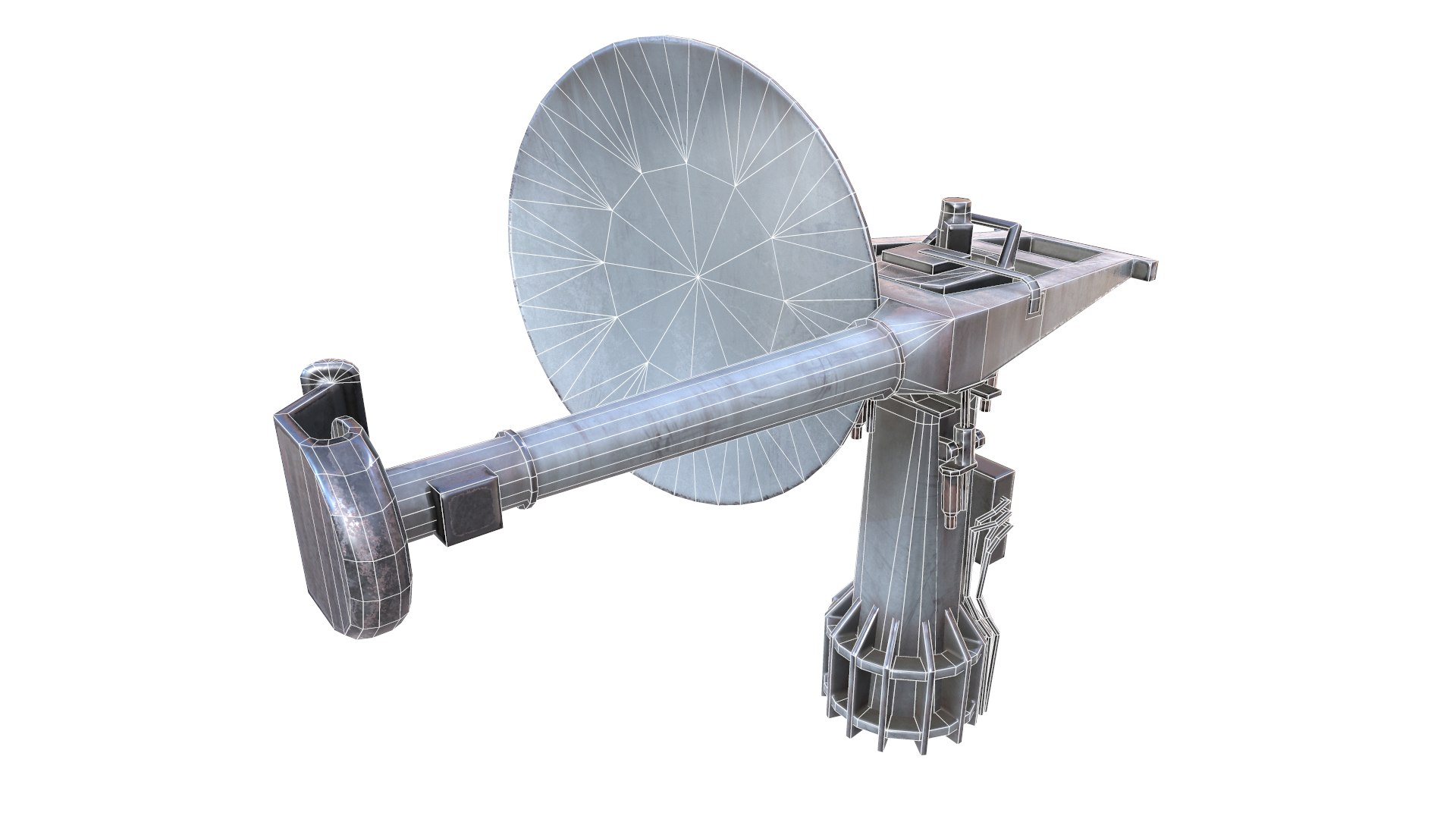 3D Model AN SPS-30 Radar - TurboSquid 1909542