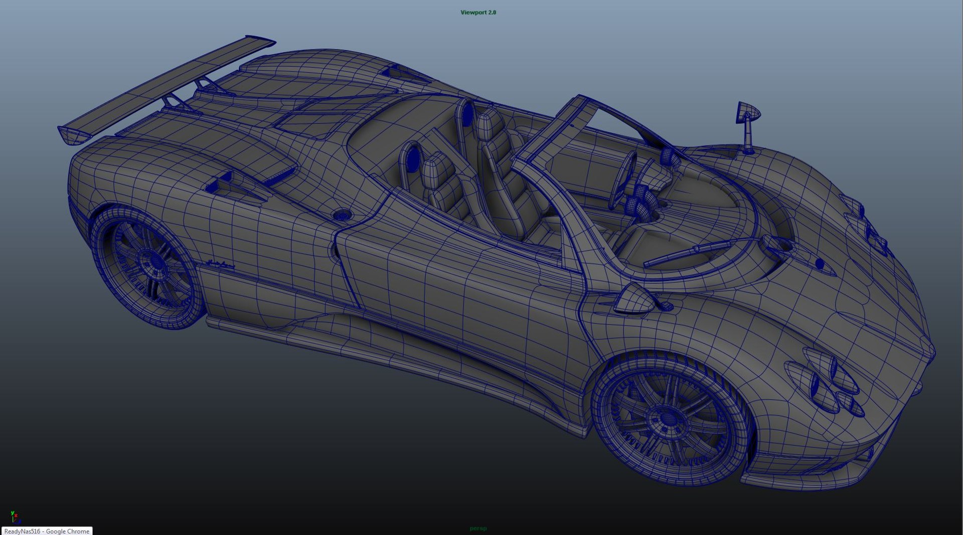 3d Model Pagani Zonda