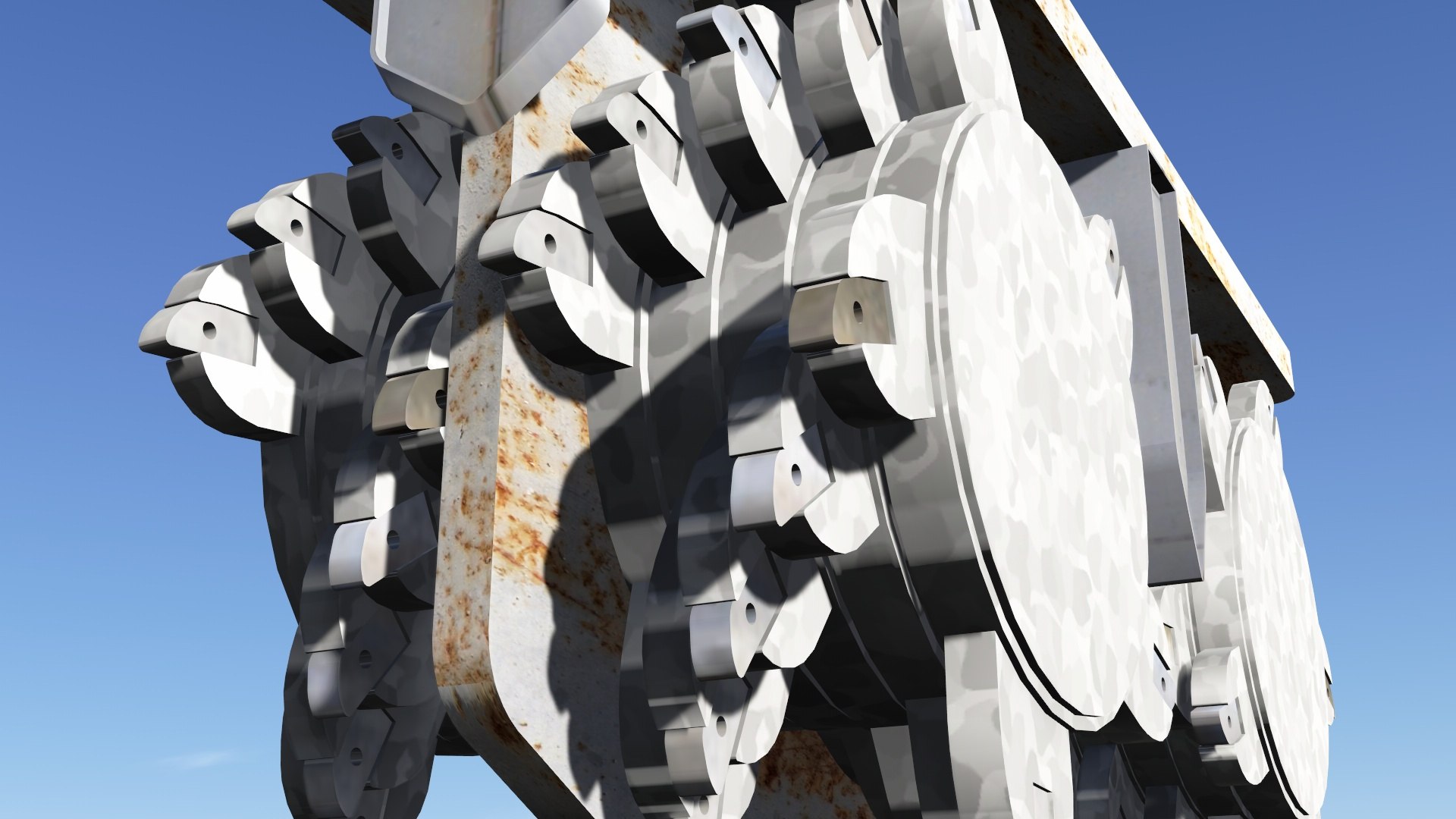 free digging machine 3d model