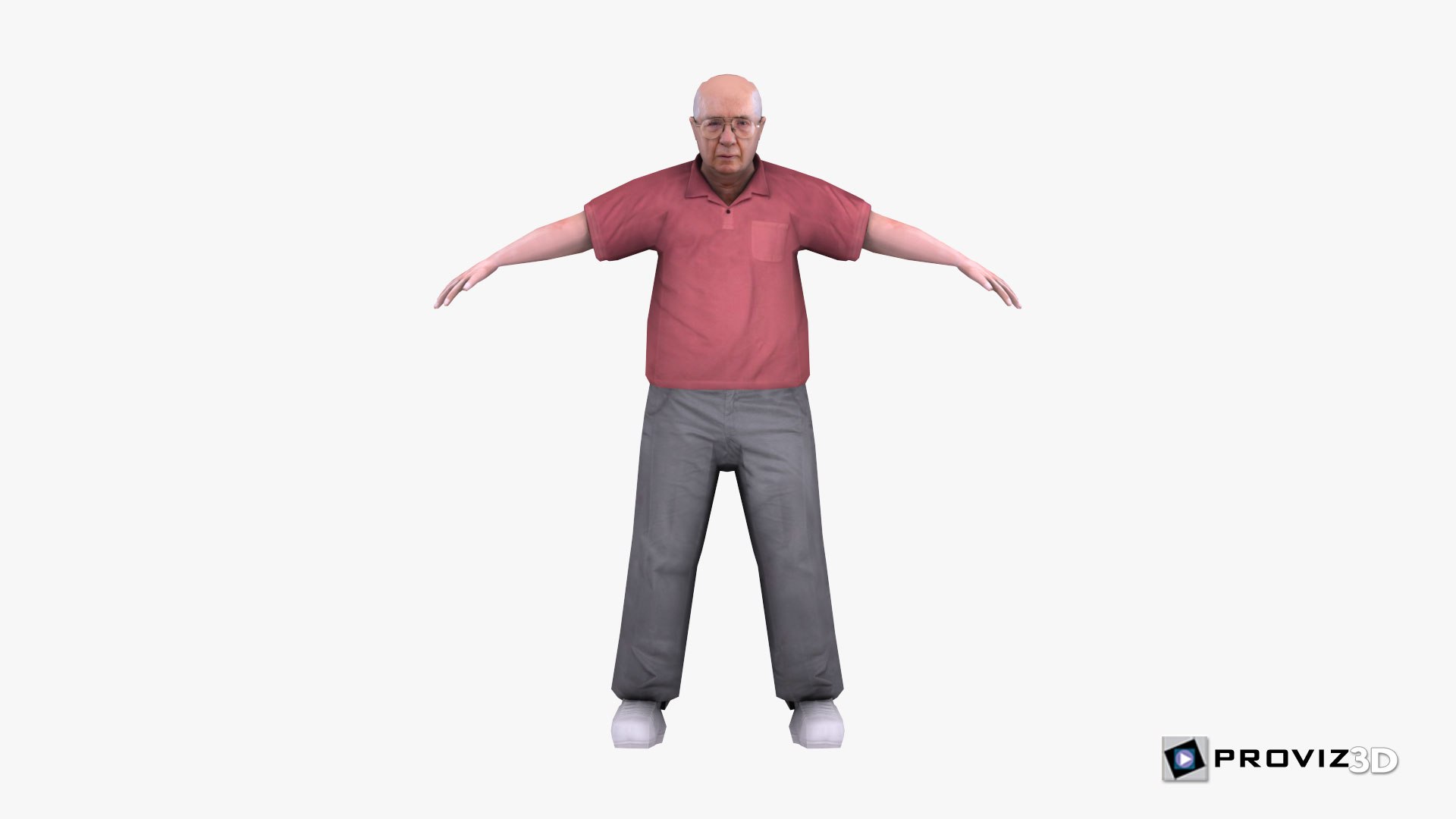 3d Model Elderly People