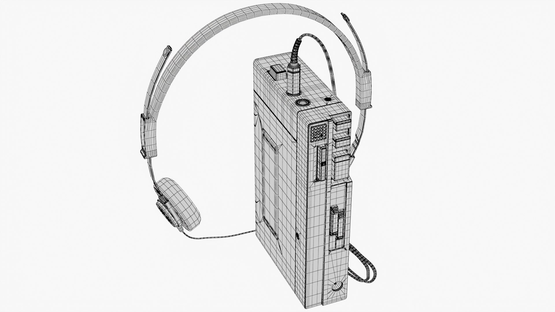 Sony Walkman C 3D Model - TurboSquid 2233751