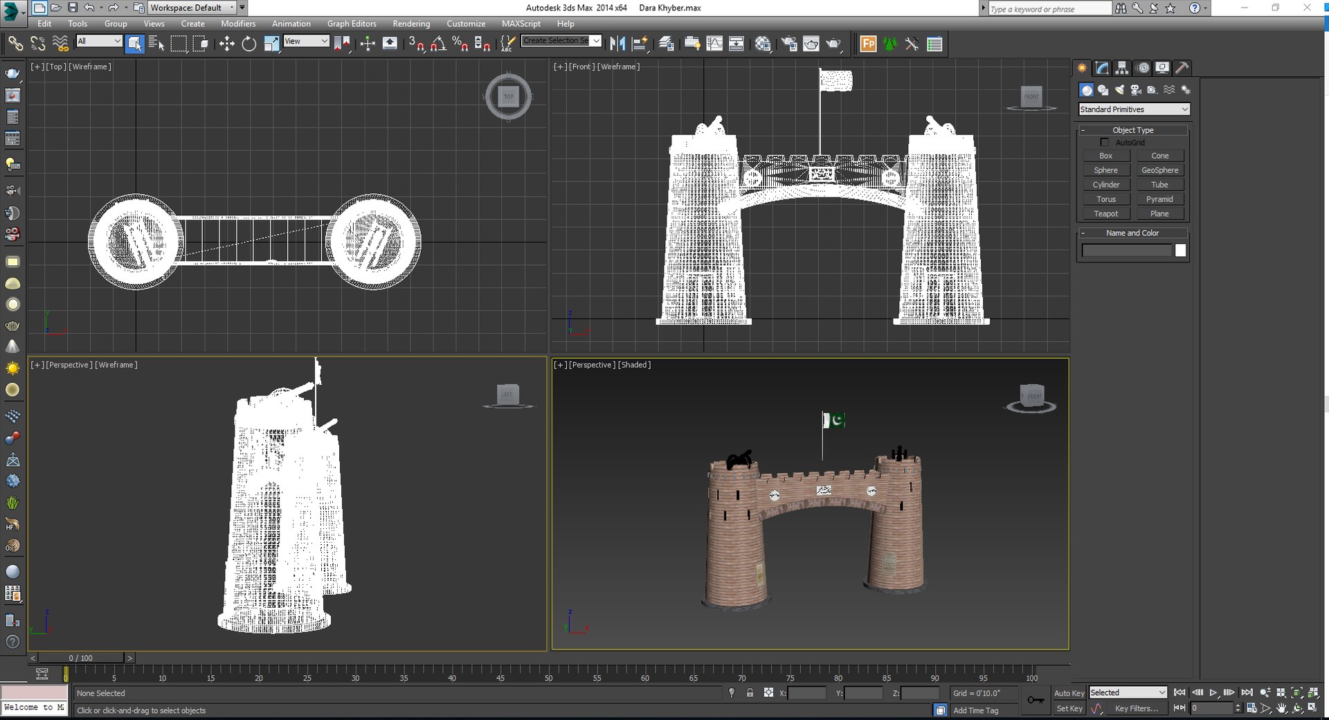 3D Khyber Pass Gate - TurboSquid 1294573