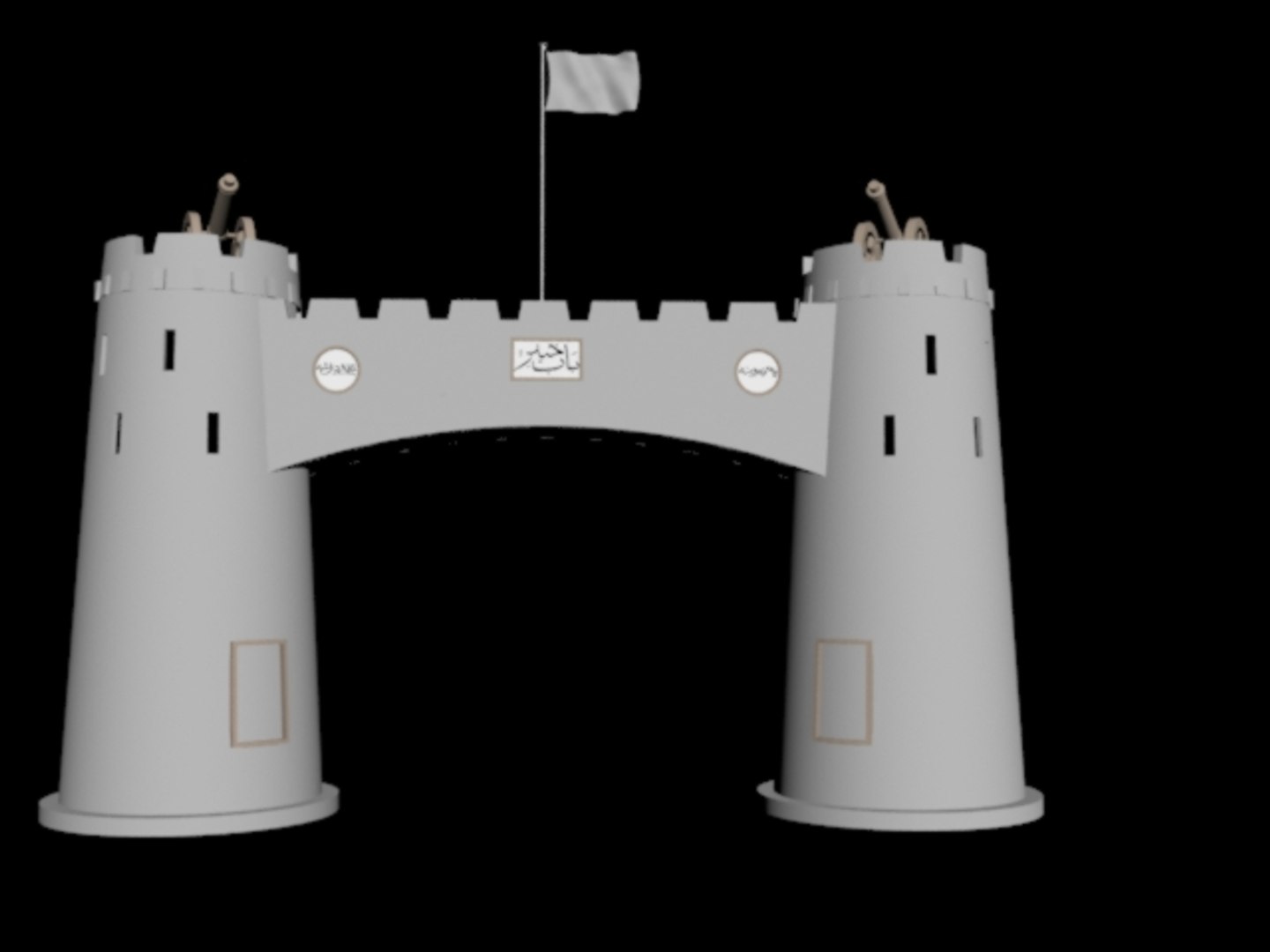 3D Khyber Pass Gate - TurboSquid 1294573