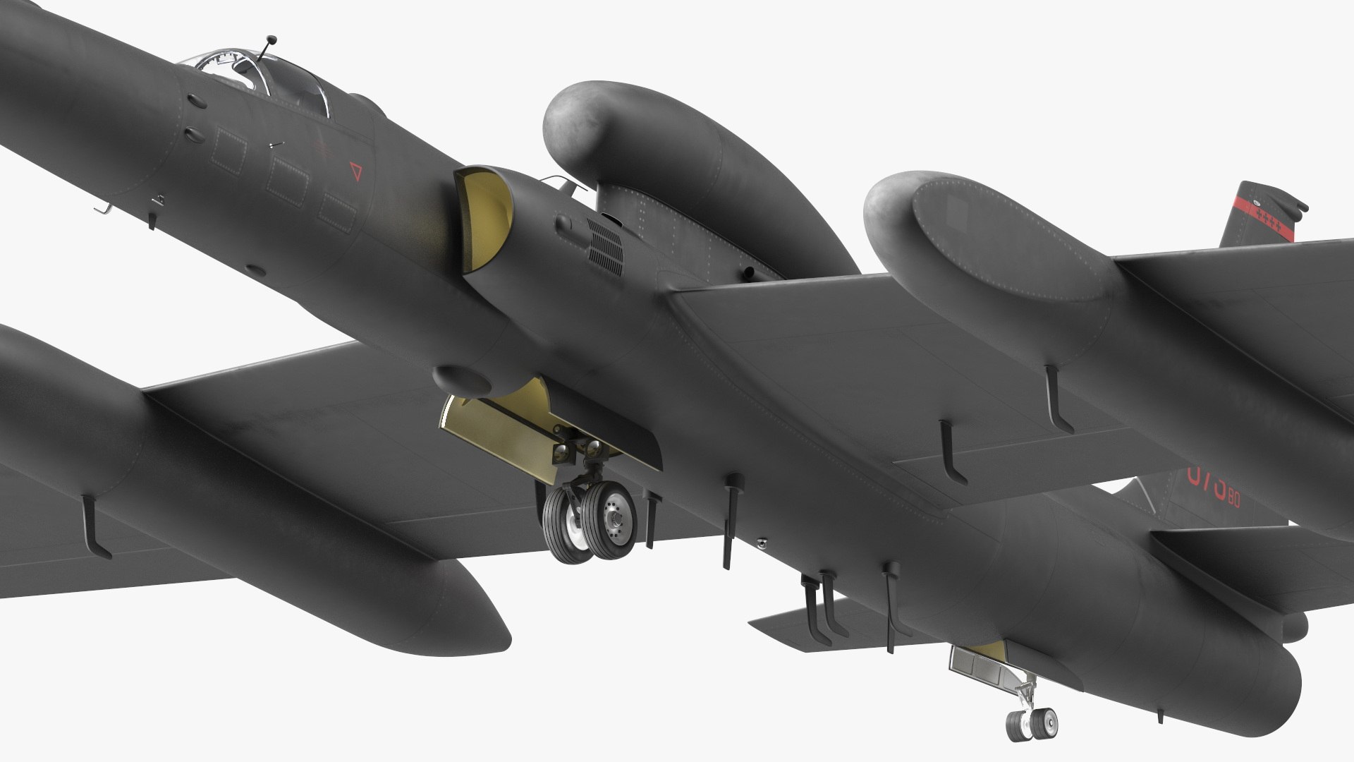 3D model U2 Dragon Lady High Altitude Aircraft - TurboSquid 2091878