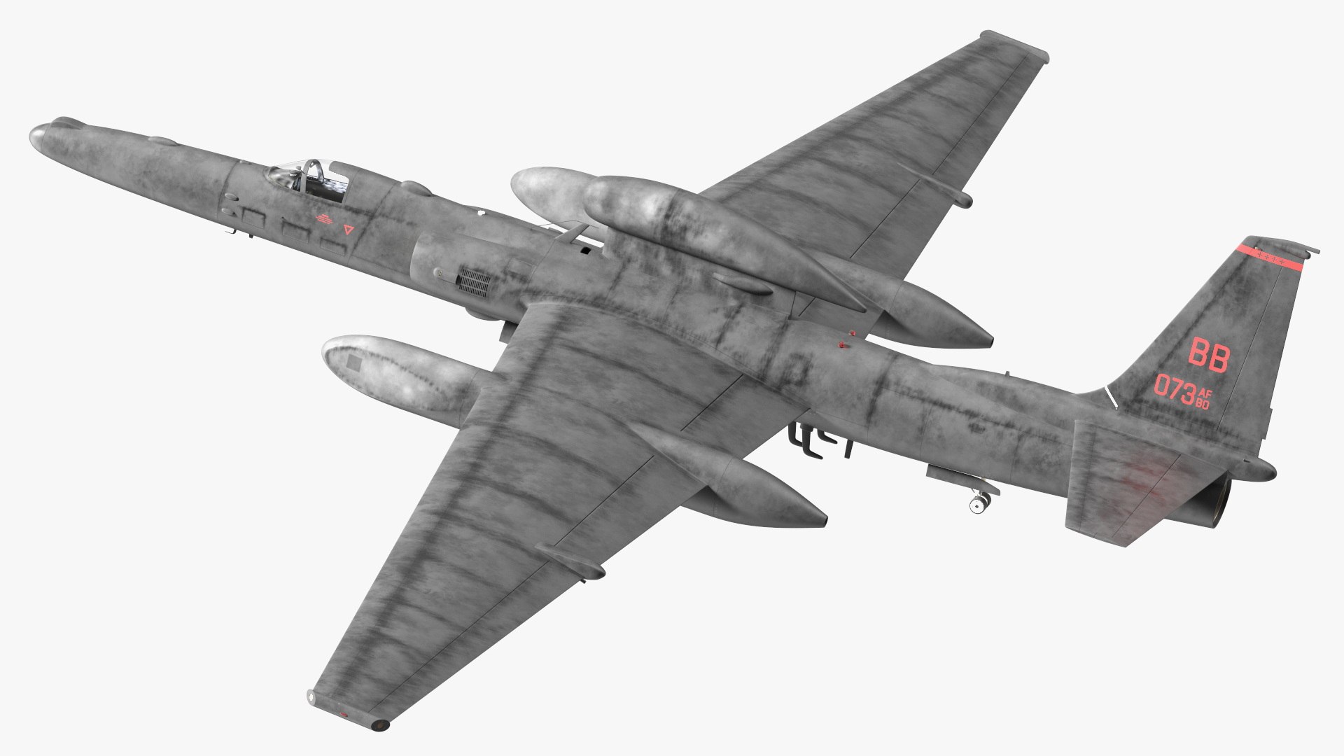 3D model U2 Dragon Lady High Altitude Aircraft - TurboSquid 2091878