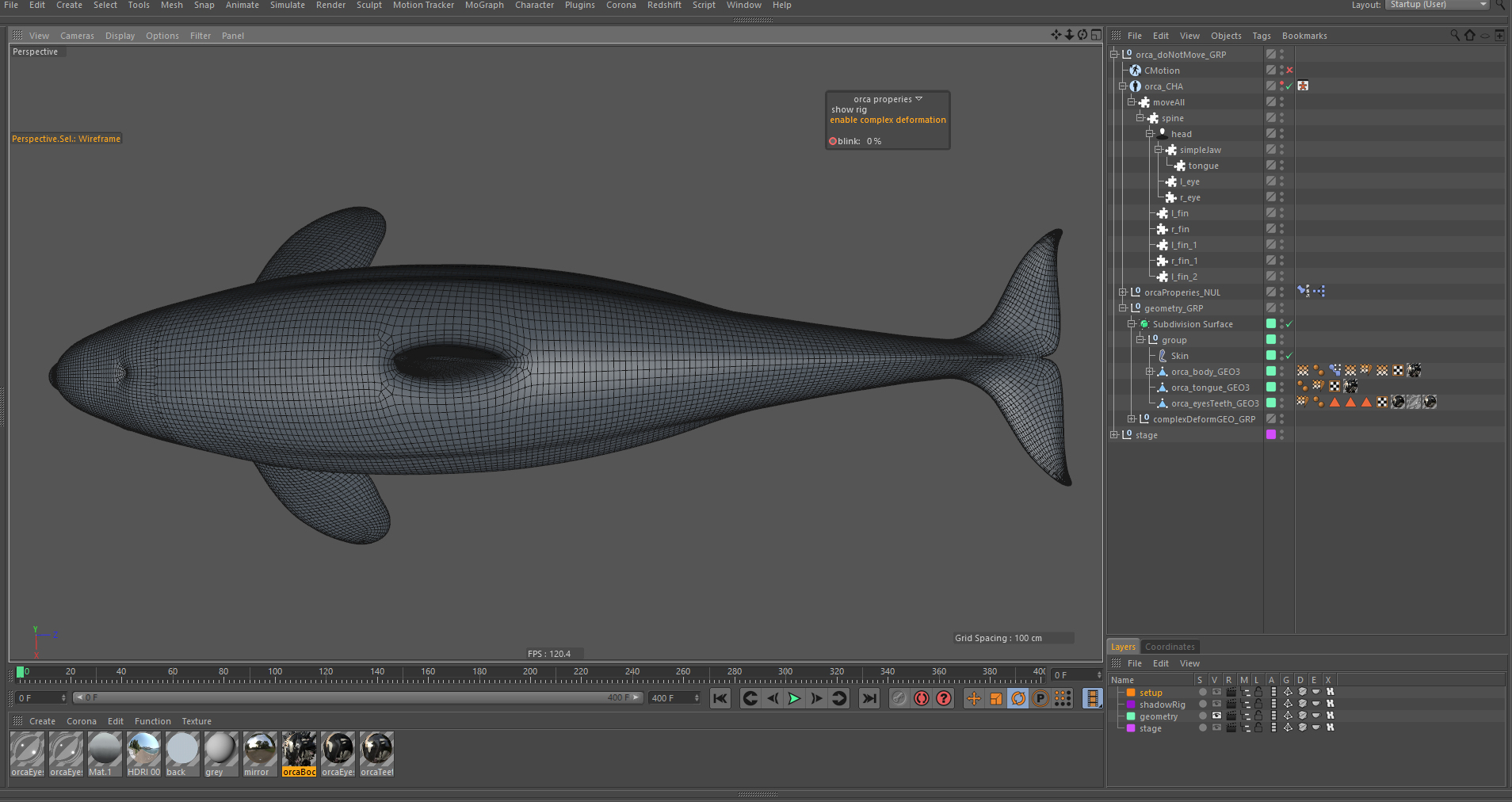 Killer whale orca rigged 3D model - TurboSquid 1336156