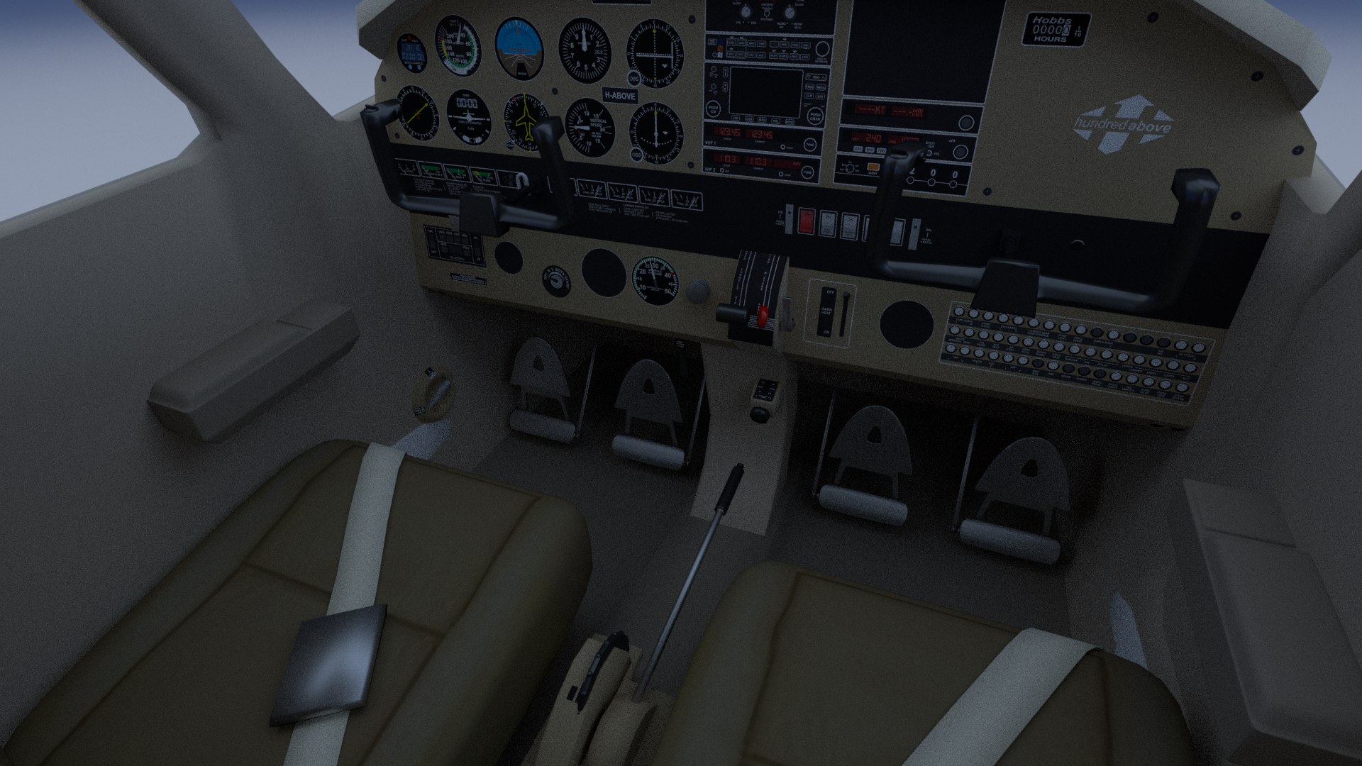 Pa28 Instruments Panel 3D Model - TurboSquid 1153172