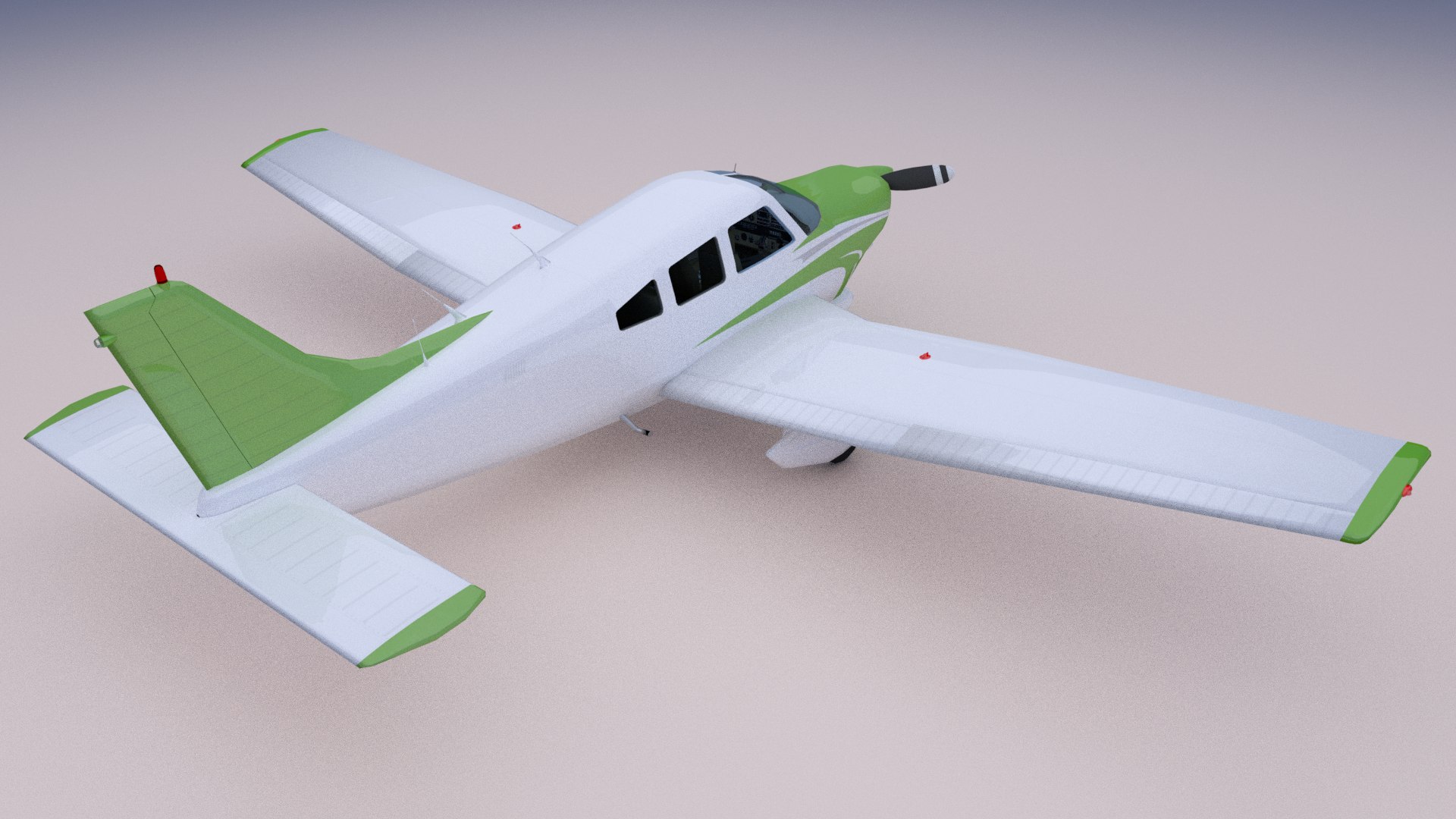 Pa28 Instruments Panel 3D Model - TurboSquid 1153172