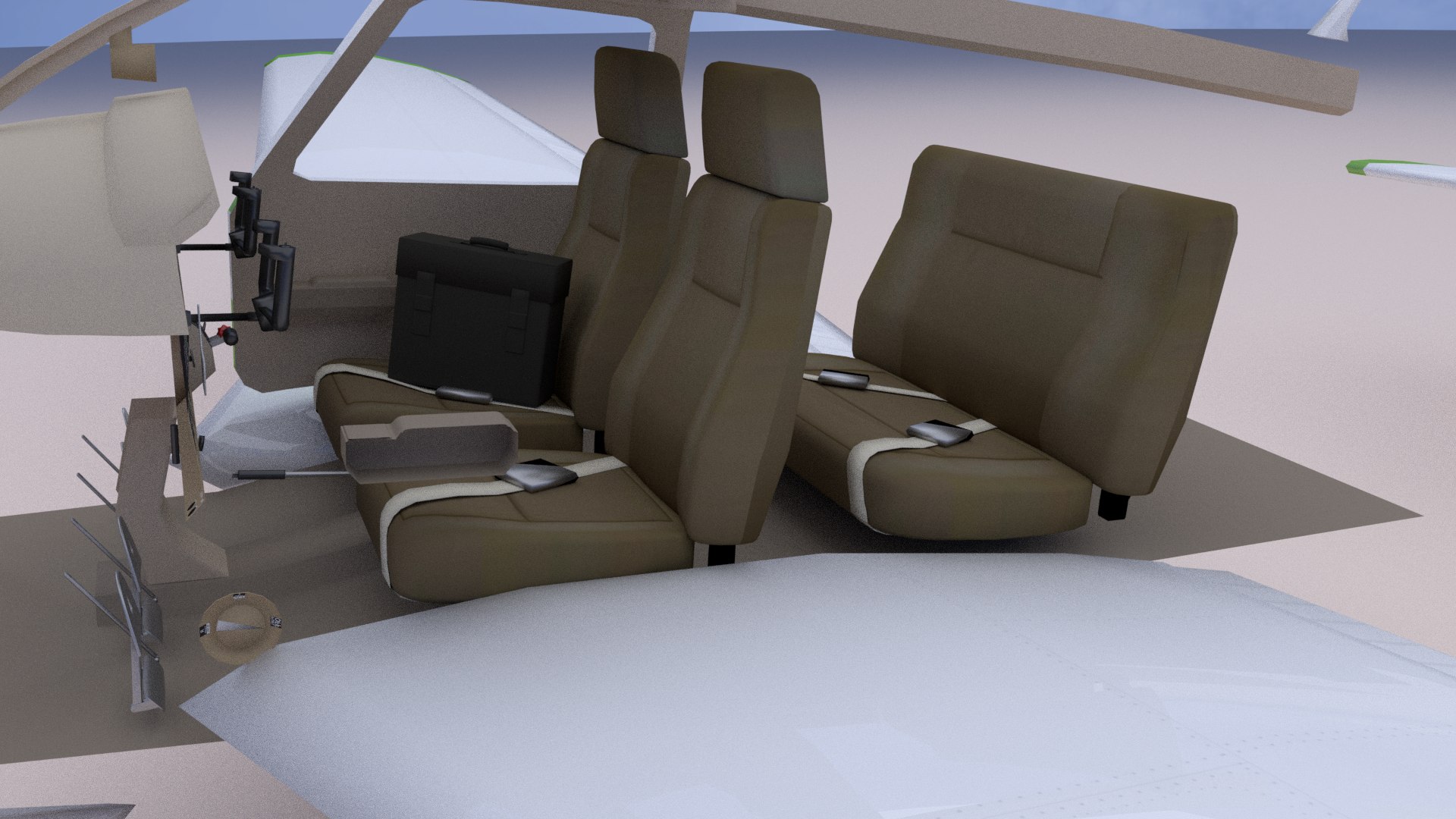 Pa28 Instruments Panel 3D Model - TurboSquid 1153172