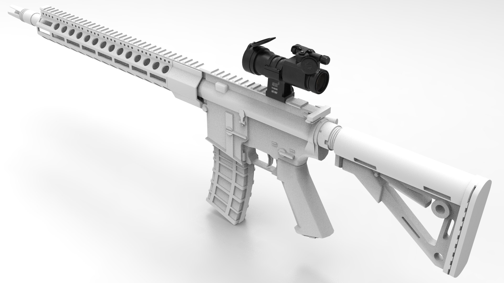 3D Wilcox Mount CompM4 - TurboSquid 1817918