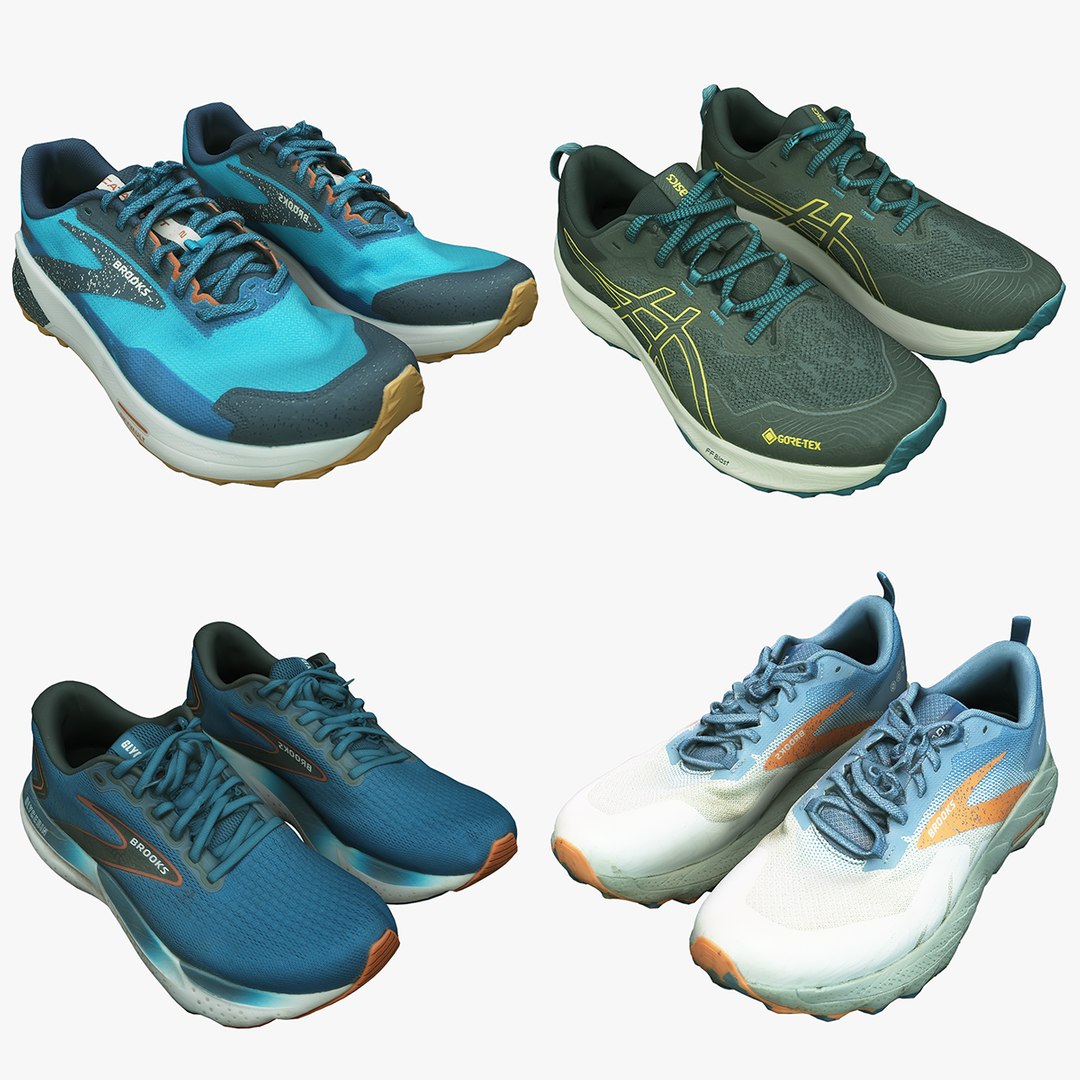 Running Shoes Collection 54 3D Model - TurboSquid 2228457