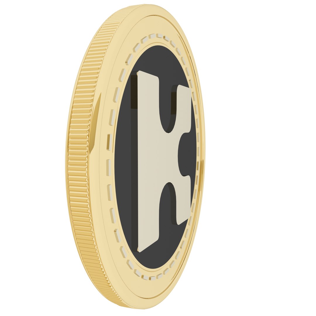 3D Kin Cryptocurrency Gold Coin - TurboSquid 1857016