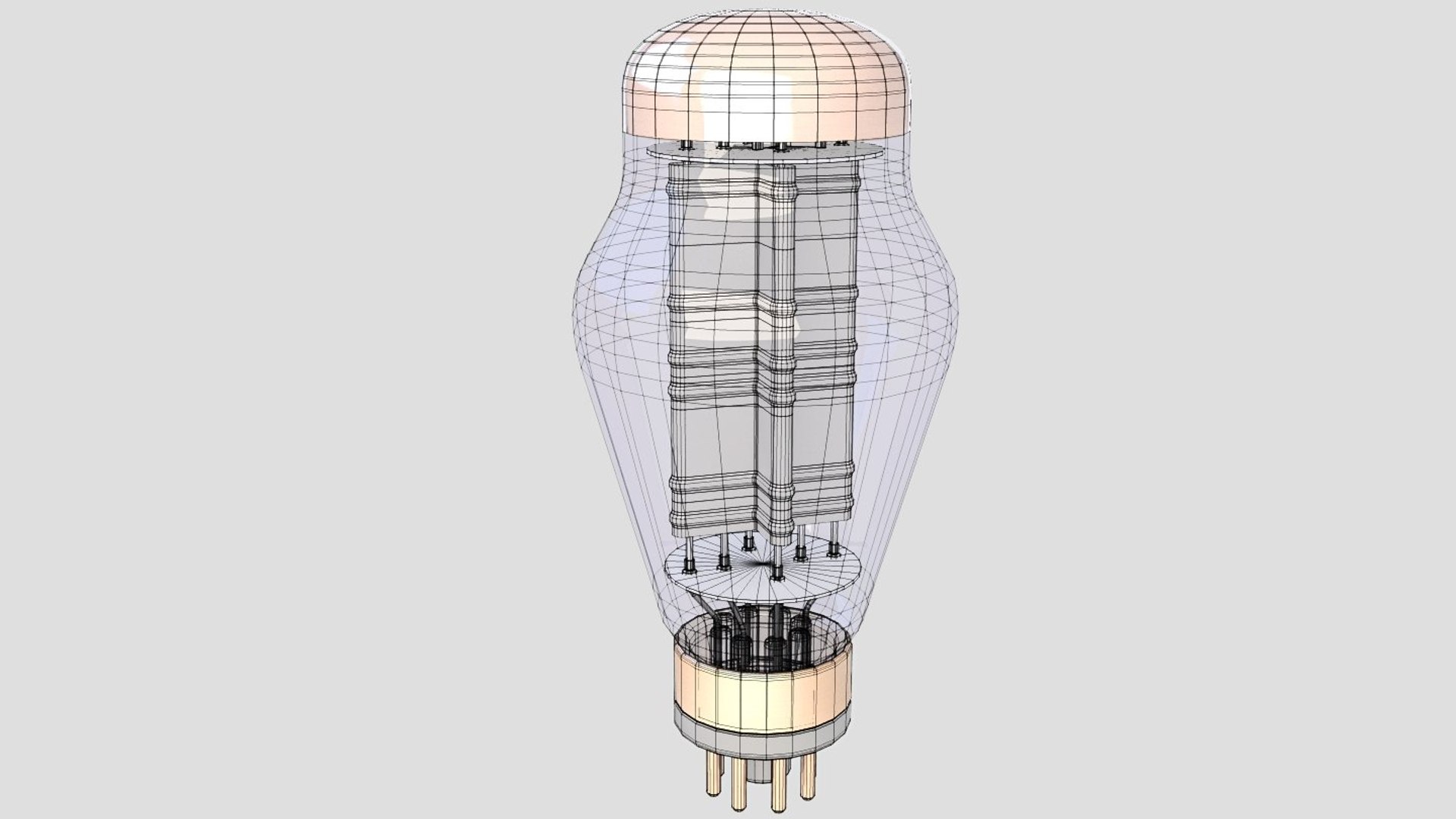 3D Hifi Tube Vacuum Model - TurboSquid 1528751