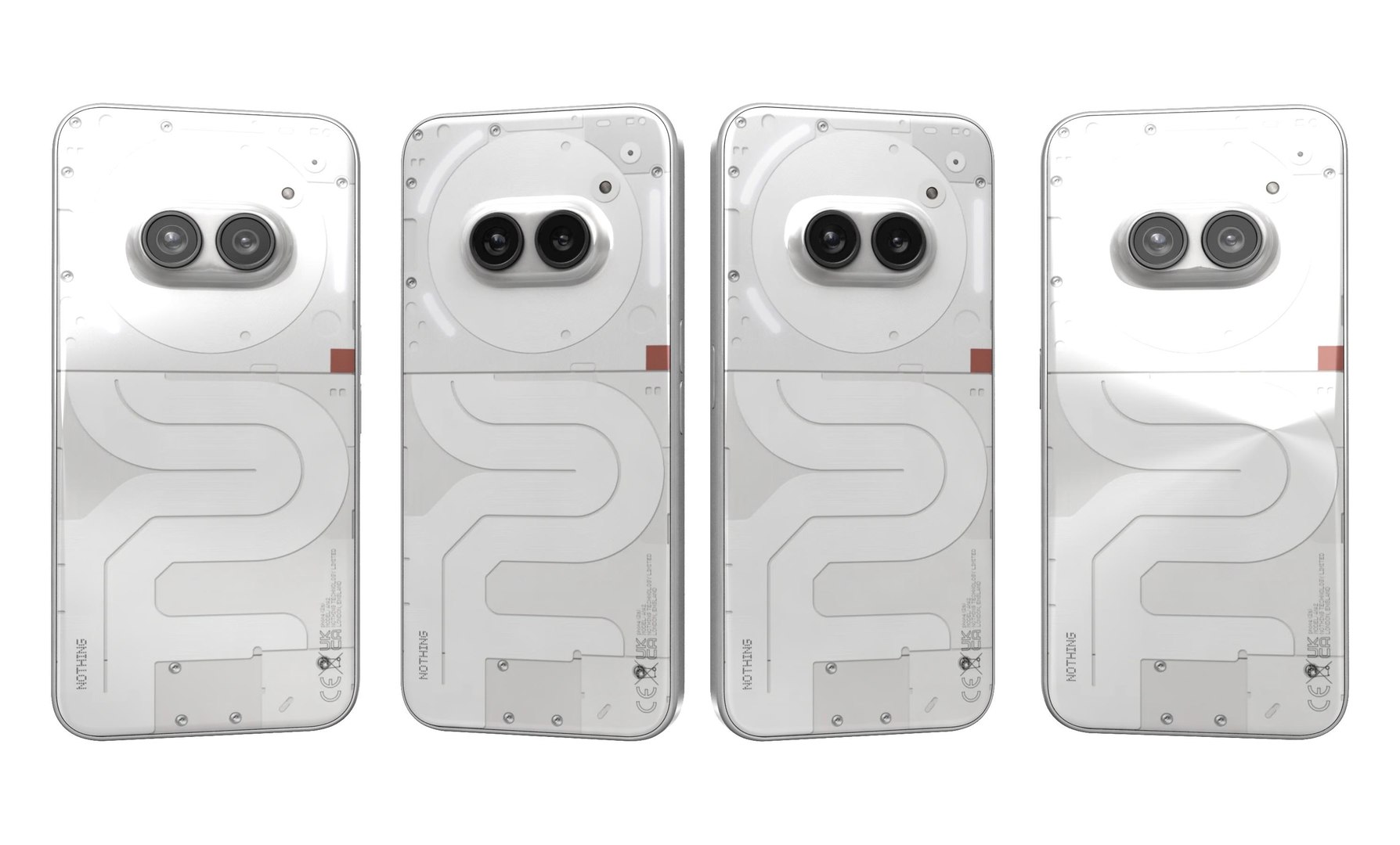 3D Model Nothing Phone 2a White - TurboSquid 2279106