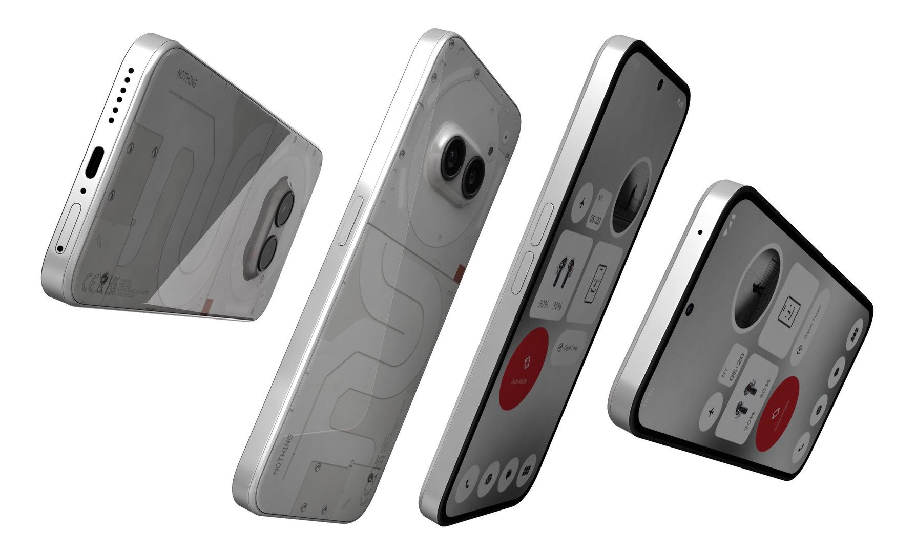 3D Model Nothing Phone 2a White - TurboSquid 2279106