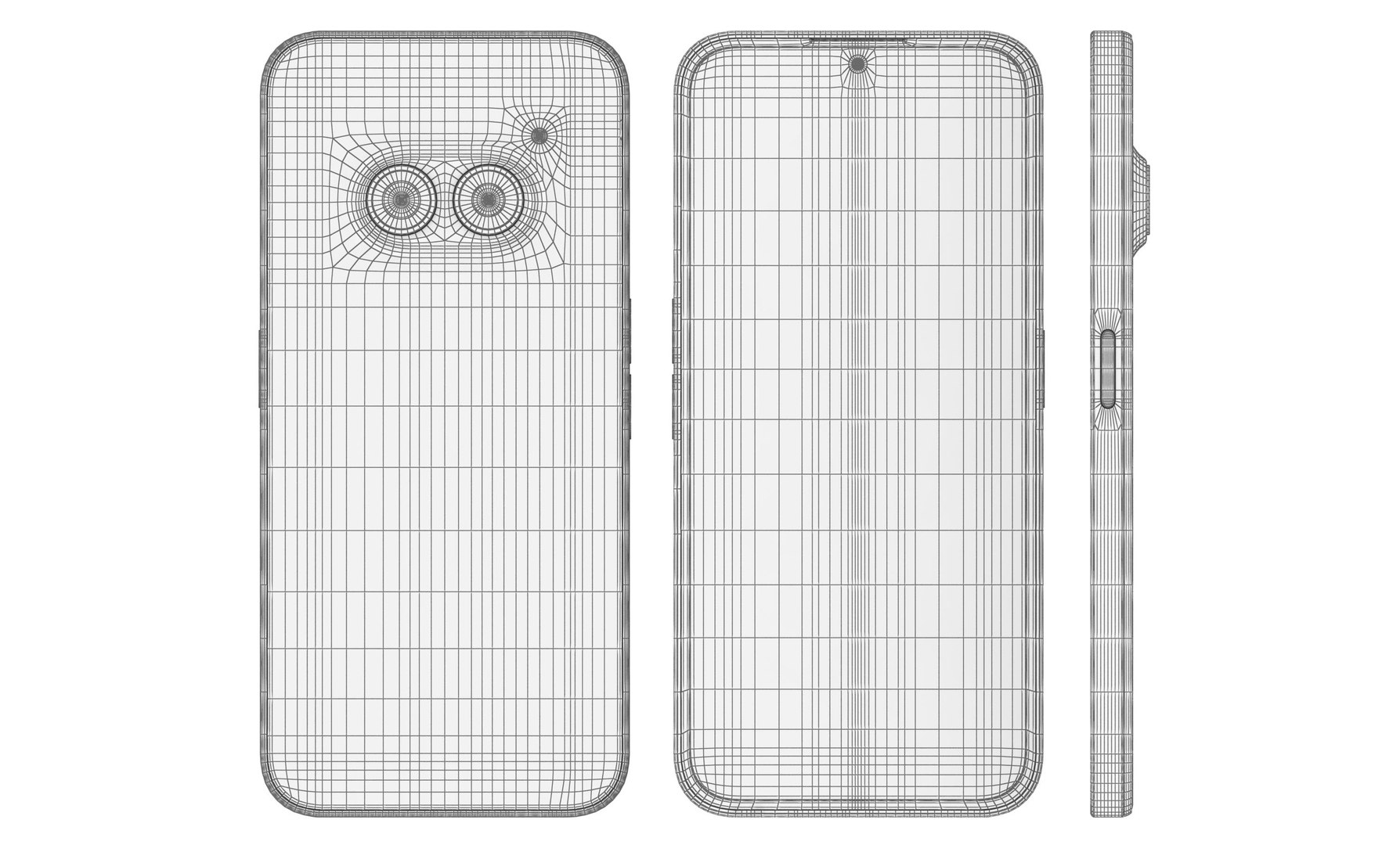 3D Model Nothing Phone 2a White - TurboSquid 2279106