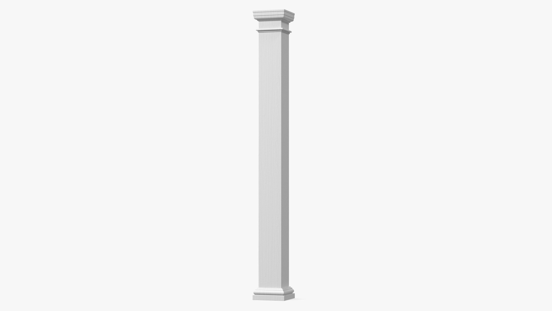 Painted Fiberglass Square Column 3D Model - TurboSquid 2141012