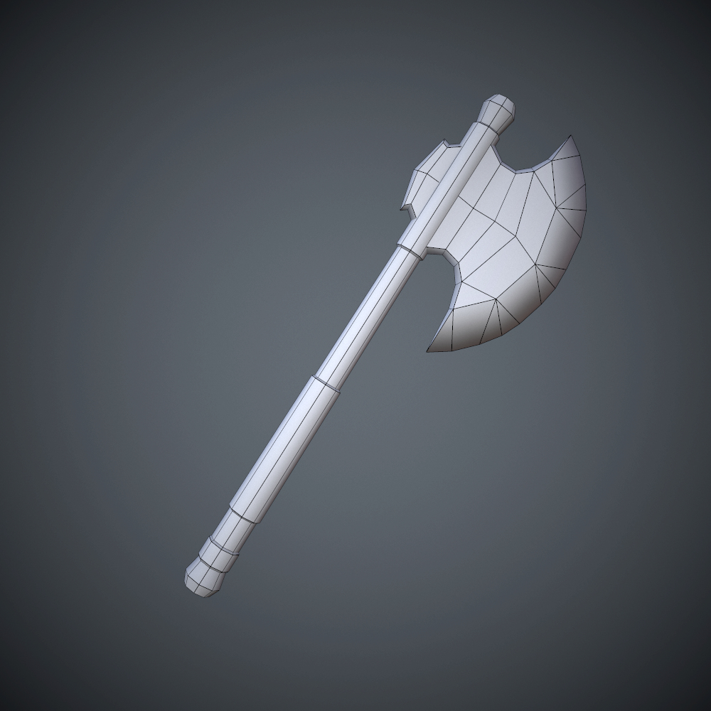 hand painted axe max