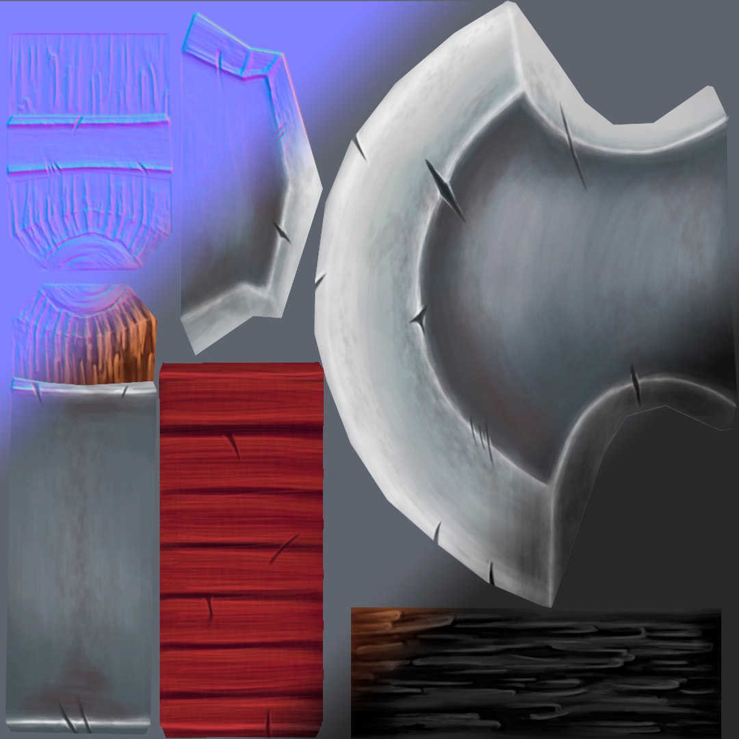 Hand Painted Axe Max