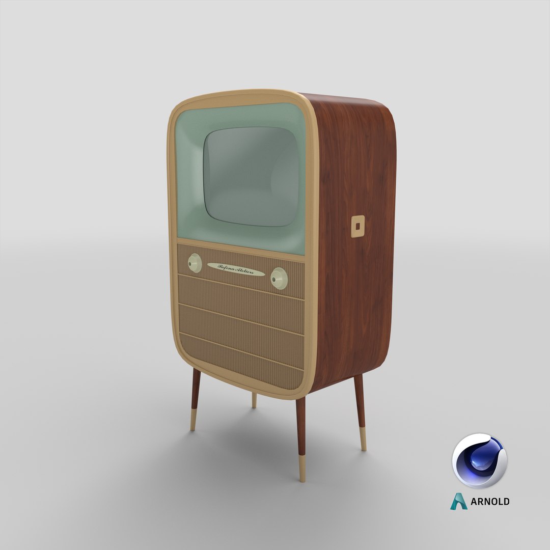 3D Retro TV 03 Model - TurboSquid 1996593