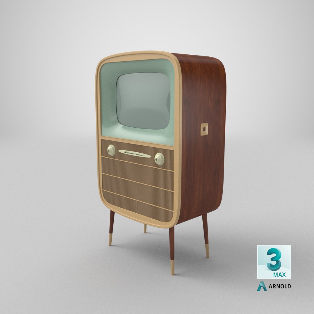 3D Retro TV 03 Model - TurboSquid 1996593