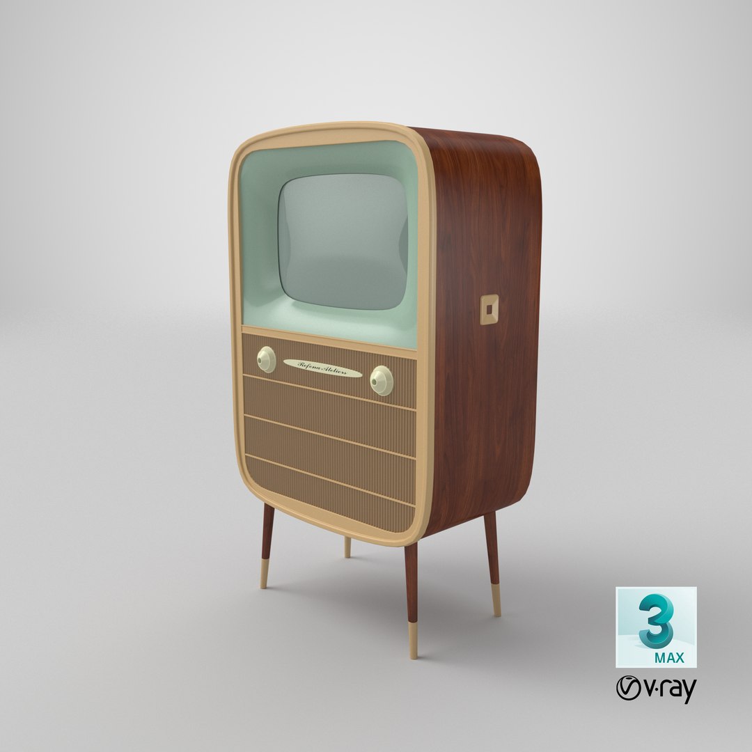 3D Retro TV 03 Model - TurboSquid 1996593