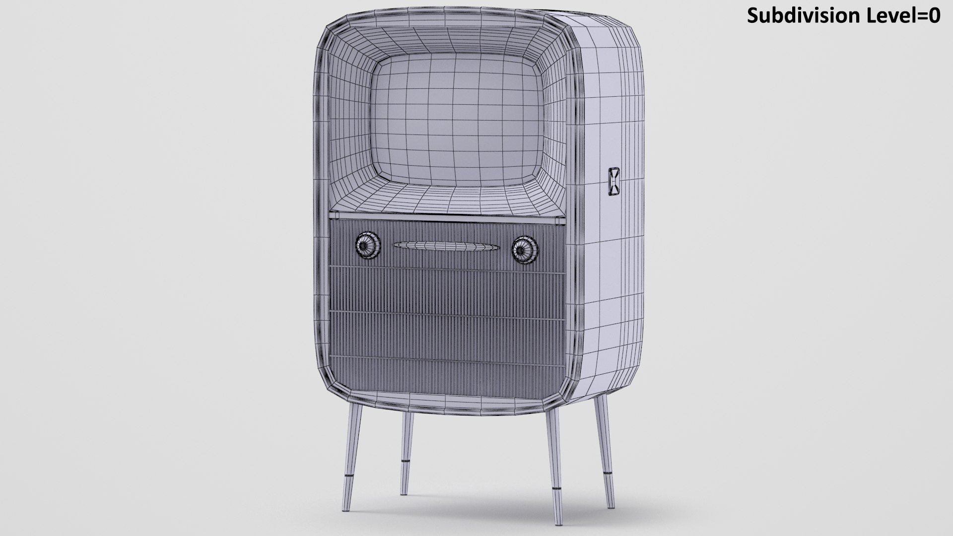 3D Retro TV 03 Model - TurboSquid 1996593