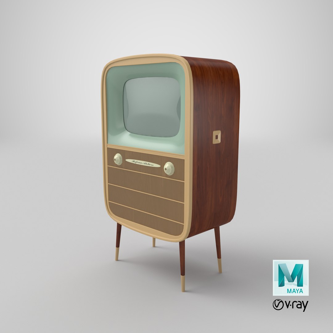 3D Retro TV 03 Model - TurboSquid 1996593
