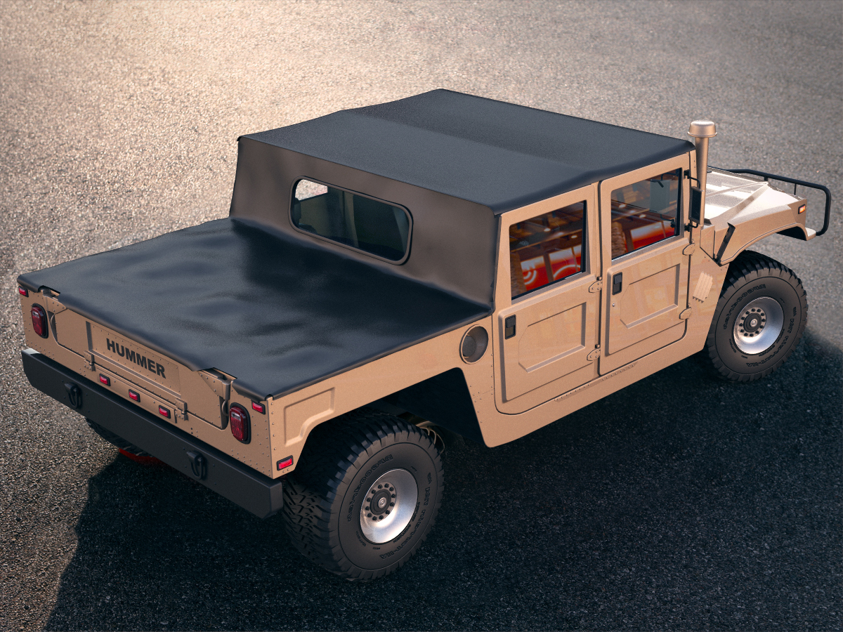 hummer h1 3d dxf