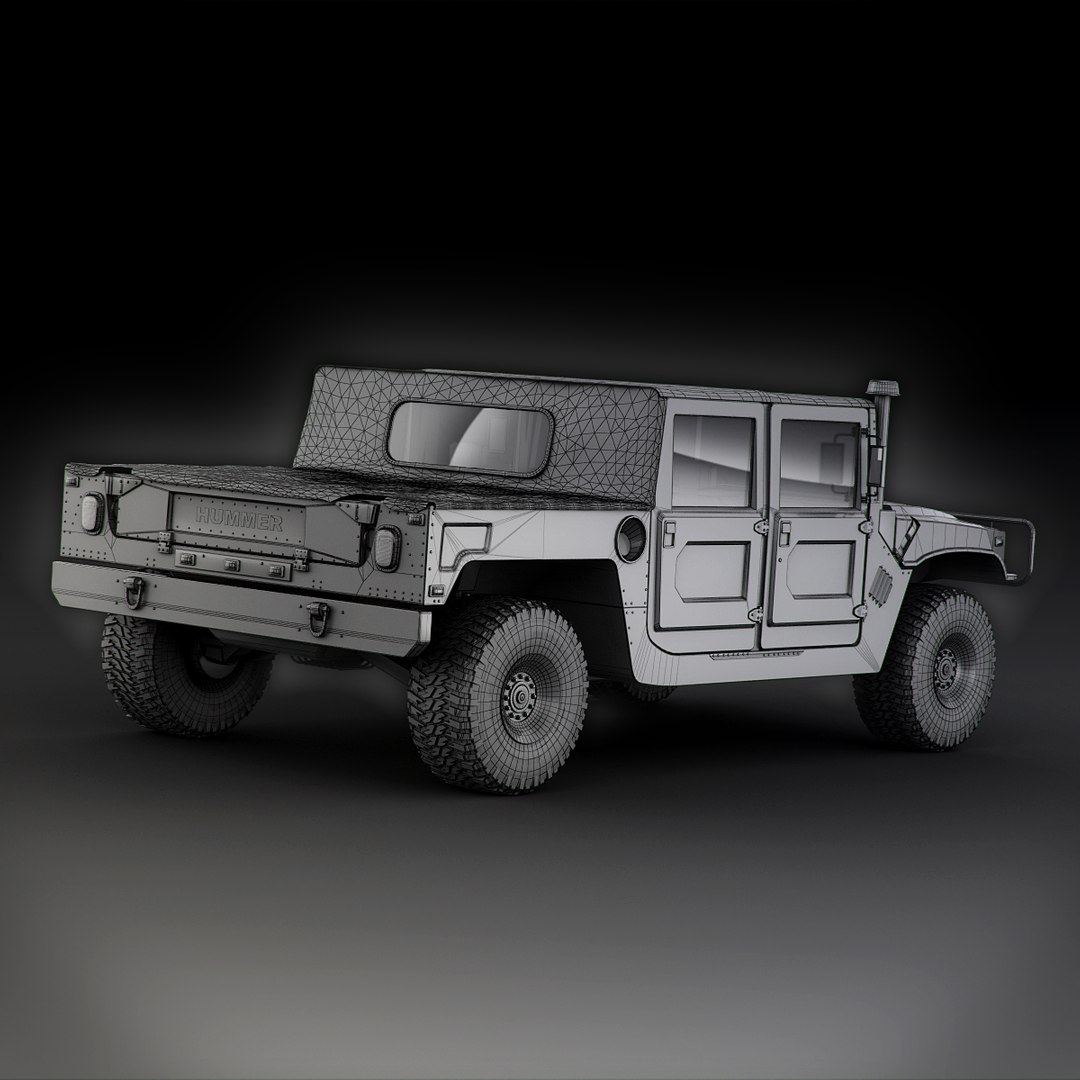 Hummer H1 3d Dxf