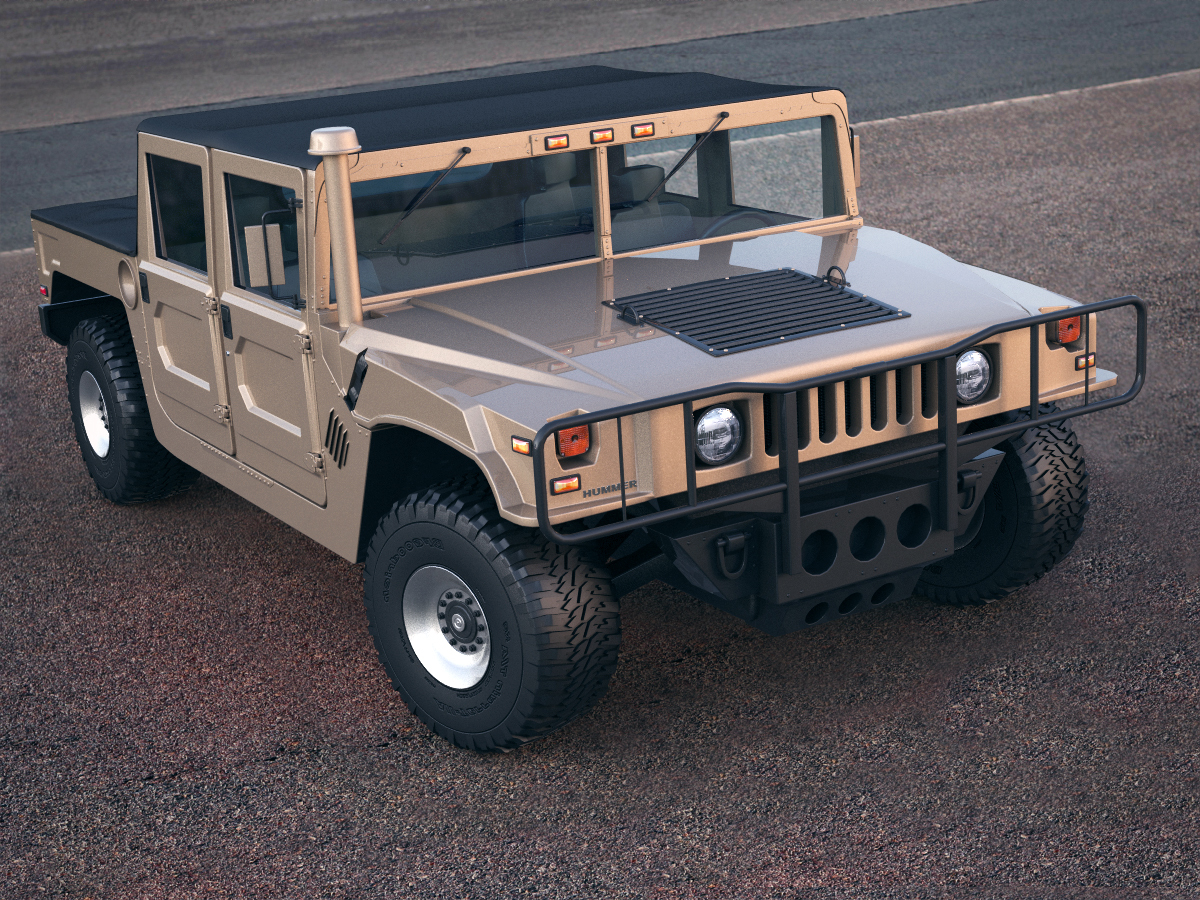 hummer h1 3d dxf