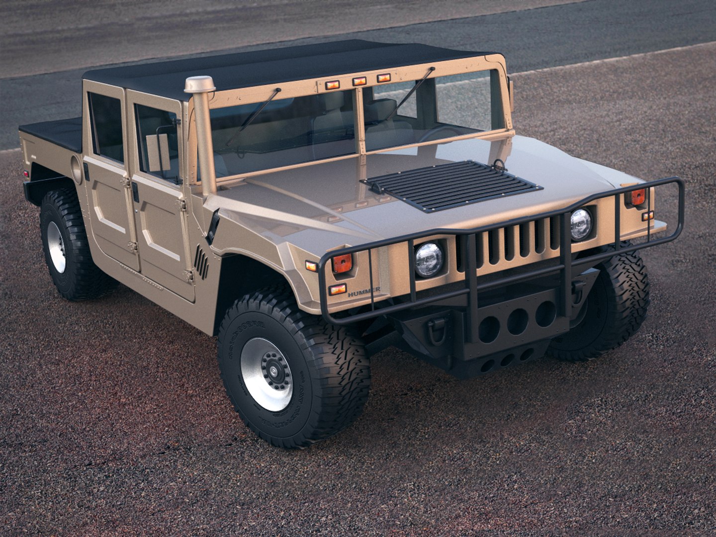 Hummer H1 3d Dxf