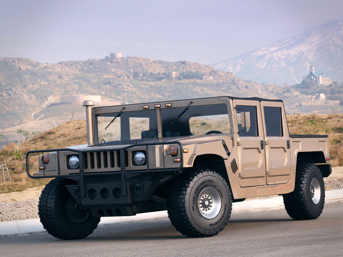 hummer h1 3d dxf