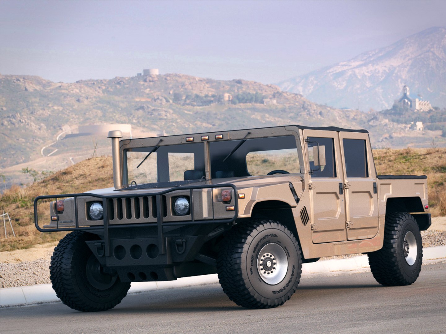 Hummer H1 3d Dxf