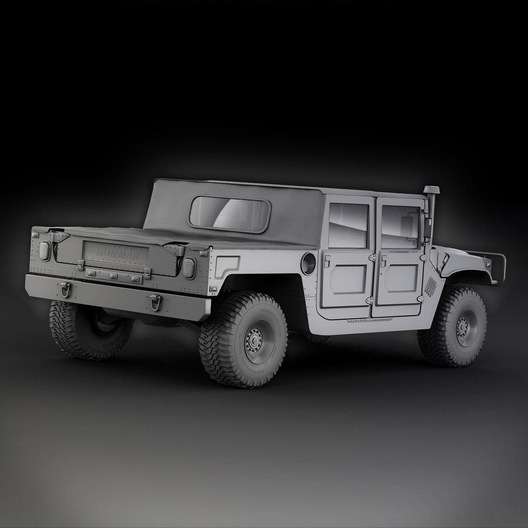 Hummer H1 3d Dxf