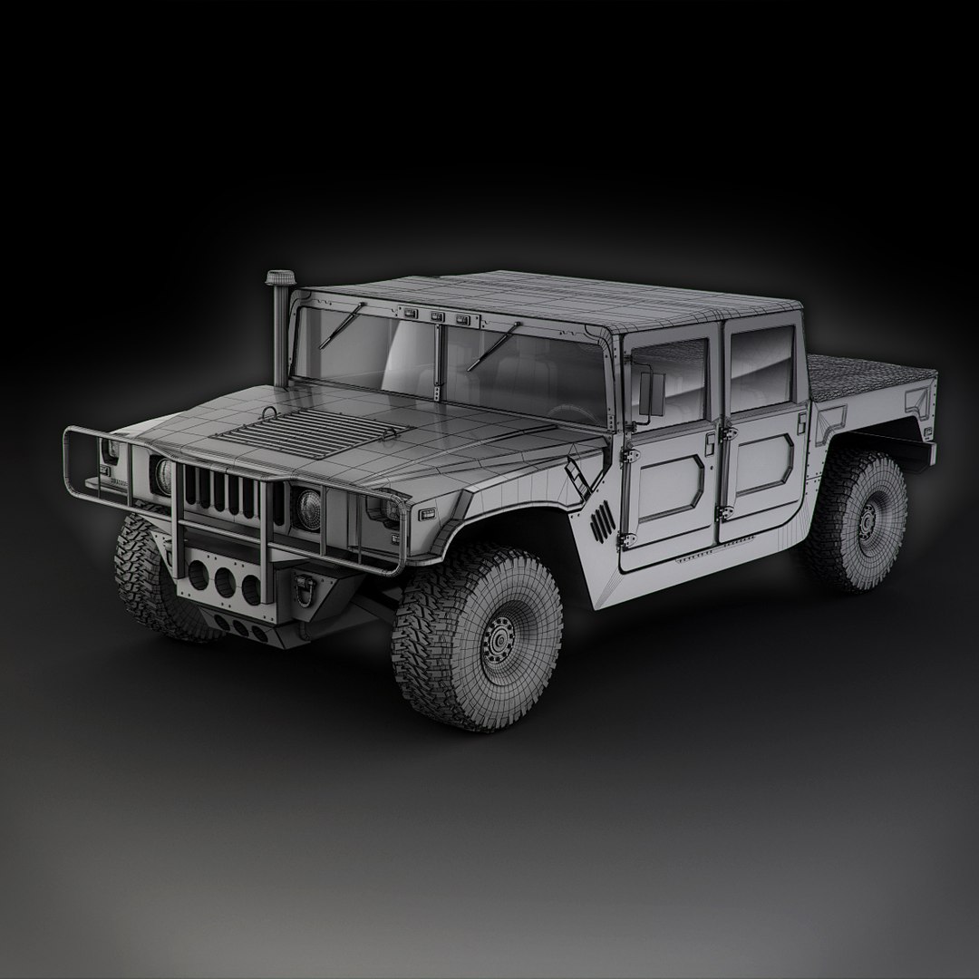 Hummer H1 3d Dxf