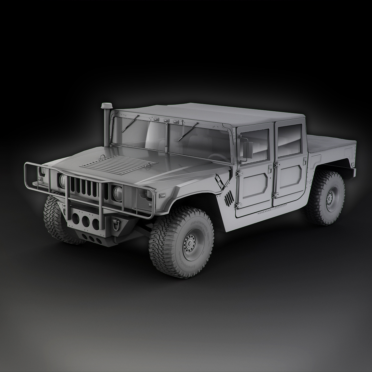 hummer h1 3d dxf