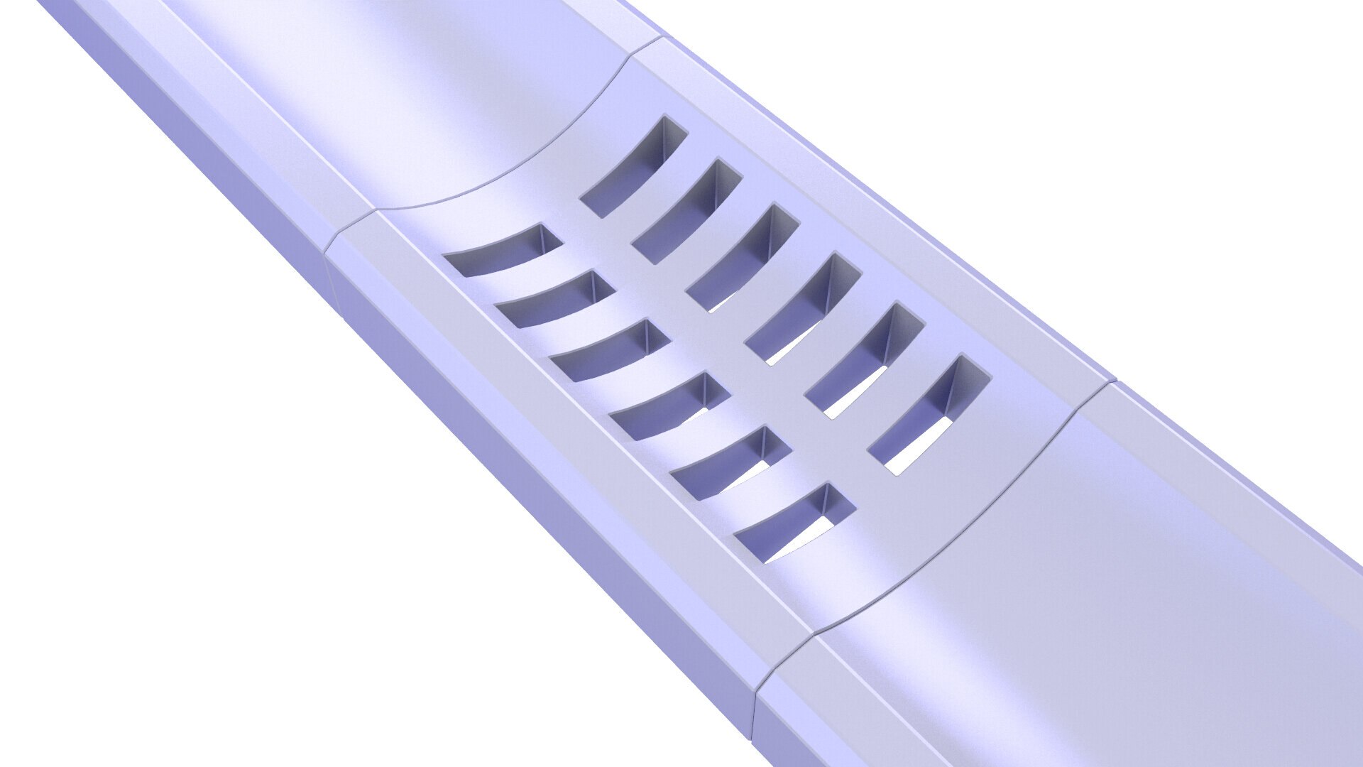 3D Concrete Saucer Drainage Trough Channel 13 Model - TurboSquid 1979933