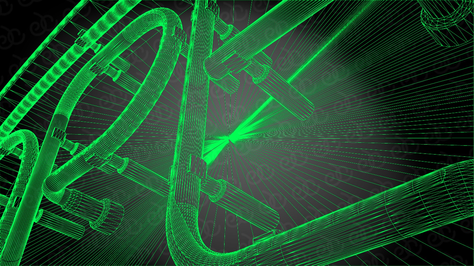 Neon Open Sign 3d Model