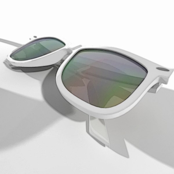sunglasses style 3d dxf