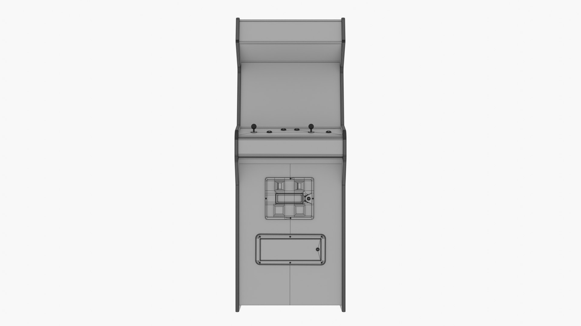 Joust Arcade Cabinet Williams 1982 3D Model - TurboSquid 1775861