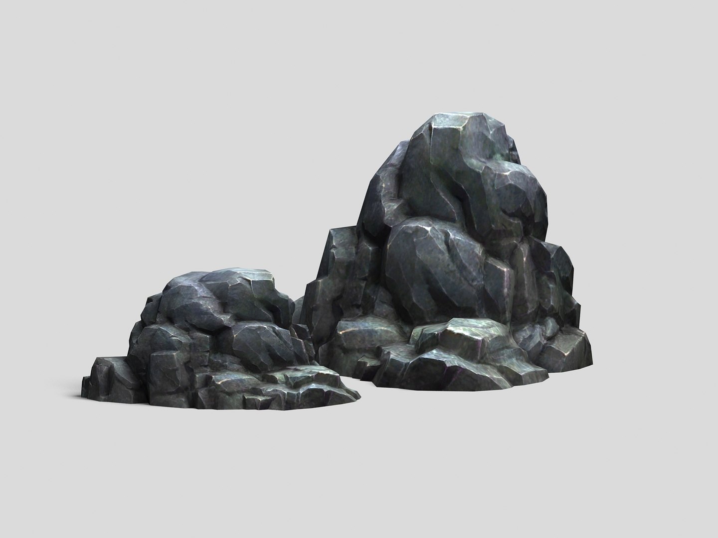 3d Model Rocks
