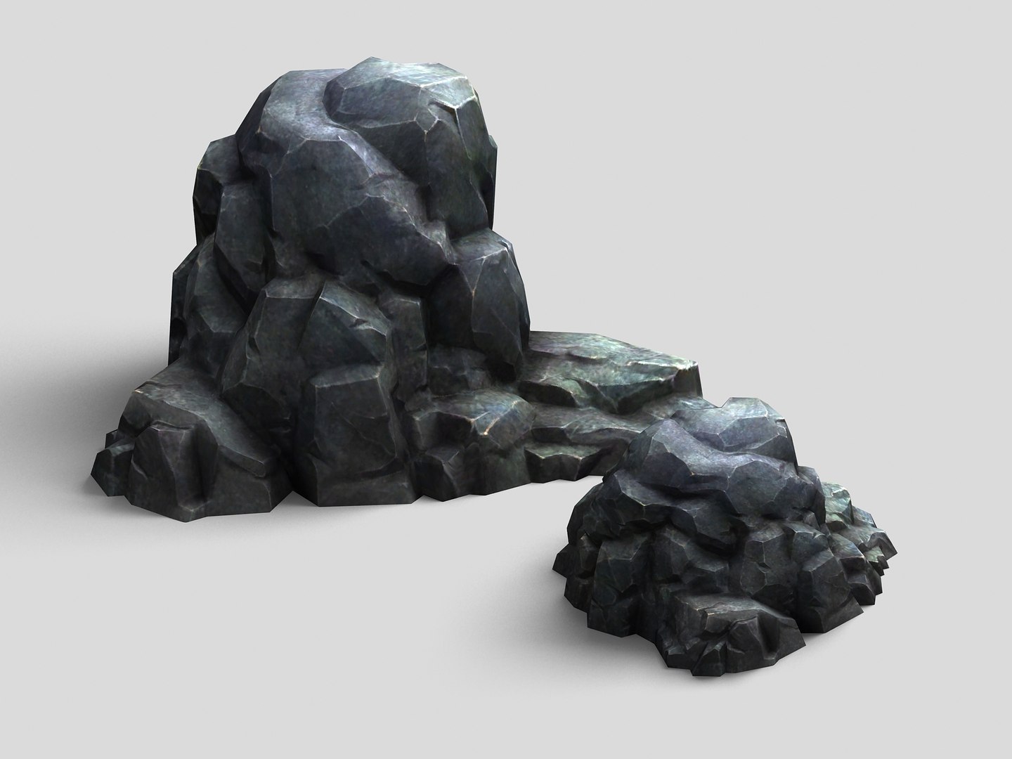 3d Model Rocks